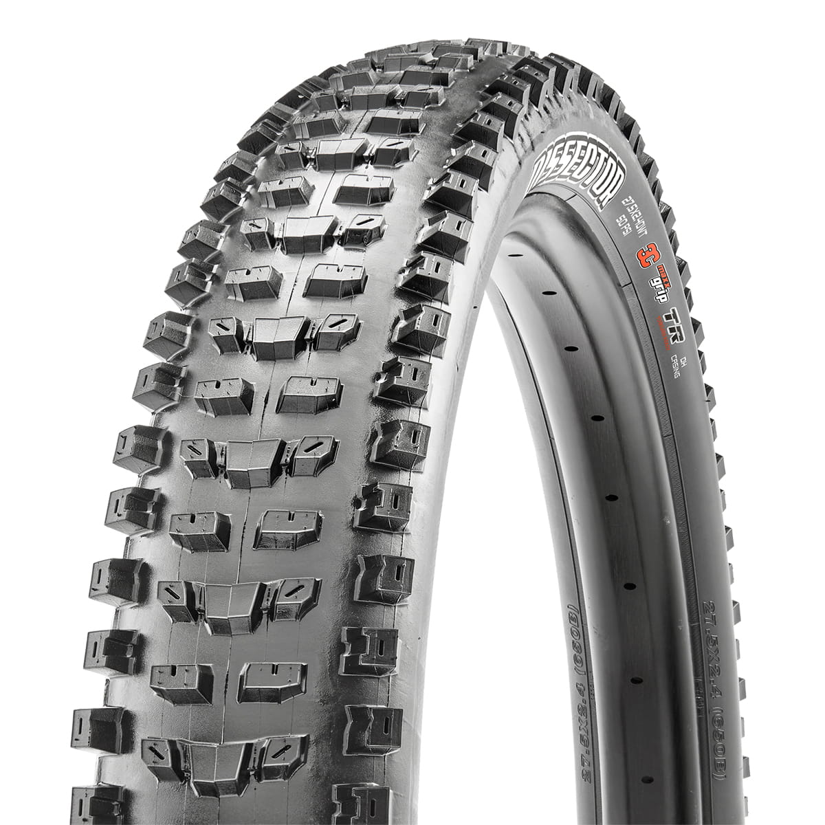 Maxxis Dissector Folding Tire - 27.5x2.40 Inch WT - DH 3C MaxxGrip ...